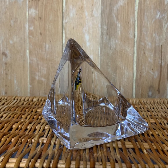 Pier 1 | Accents | Pier Pyramid Glass Taper Candle Holder | Poshmark